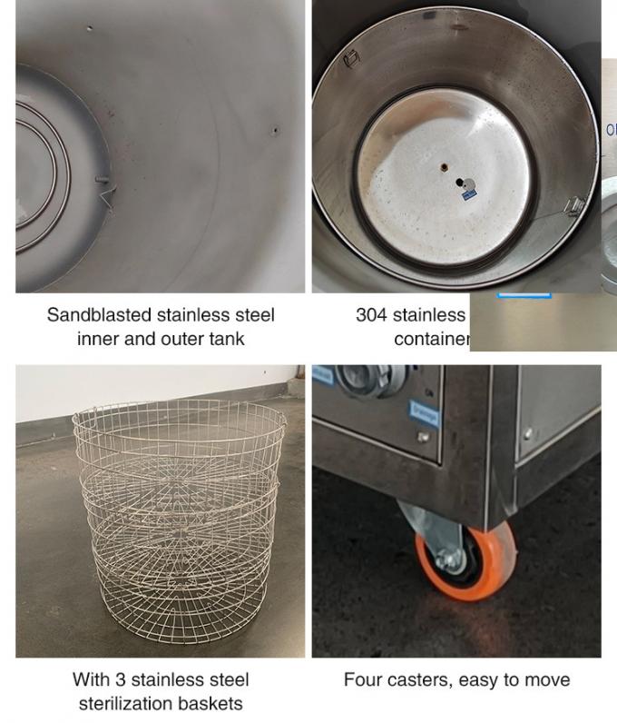 เครื่องนึ่งฆ่าเชื้อด้วยไอน้ำแรงดันสูง Autoclaves High Security 200L ...